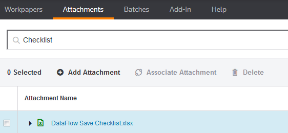 Search for an Attachment